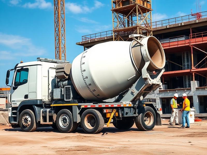 Caminhão de Concreto Pronto para Entrega - ConcreTech