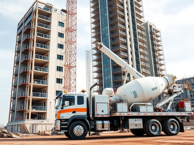 Caminhão de Concreto Pronto para Entrega - ConcreTech